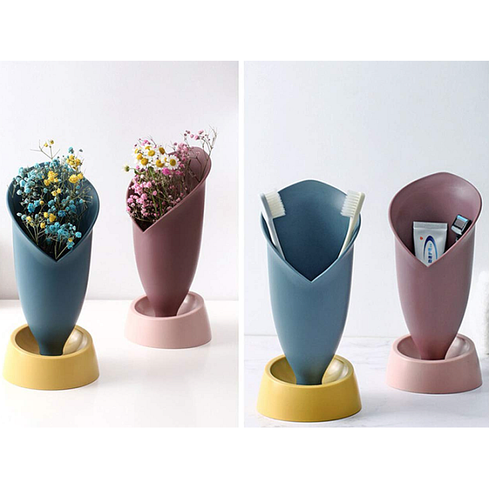 Suport decorativ pentru ustensile stil ghivechi cu scurgere Suport decorativ pentru ustensile stil ghivechi cu scurgere